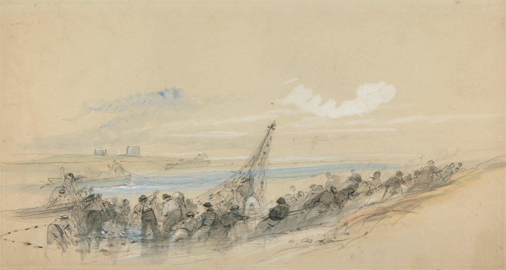 Hauling in the Nets by George Bryant Campion