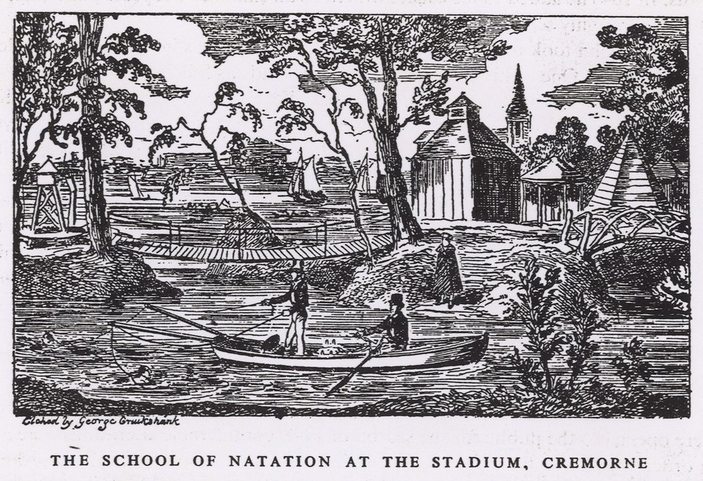 The School of Natation at the Stadium, Cremorne Gardens