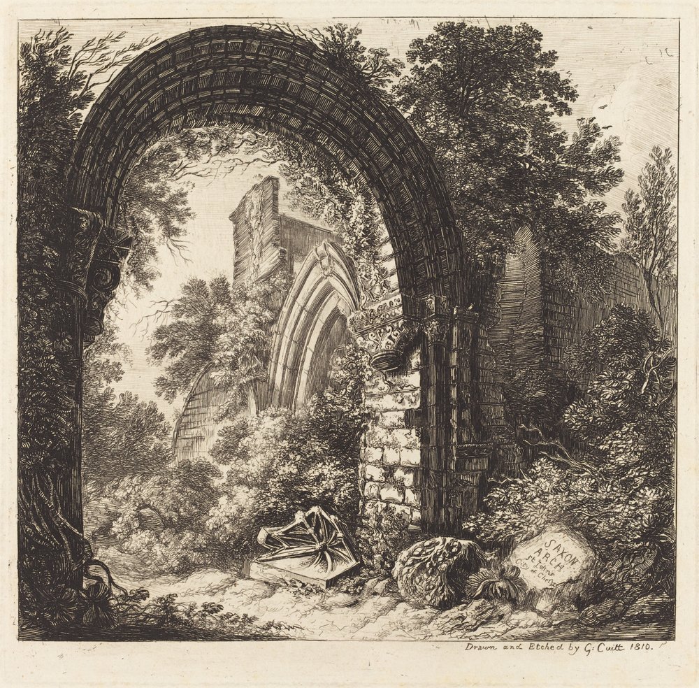 Saxon Arch by George Cuitt the Younger: Buy fine art print