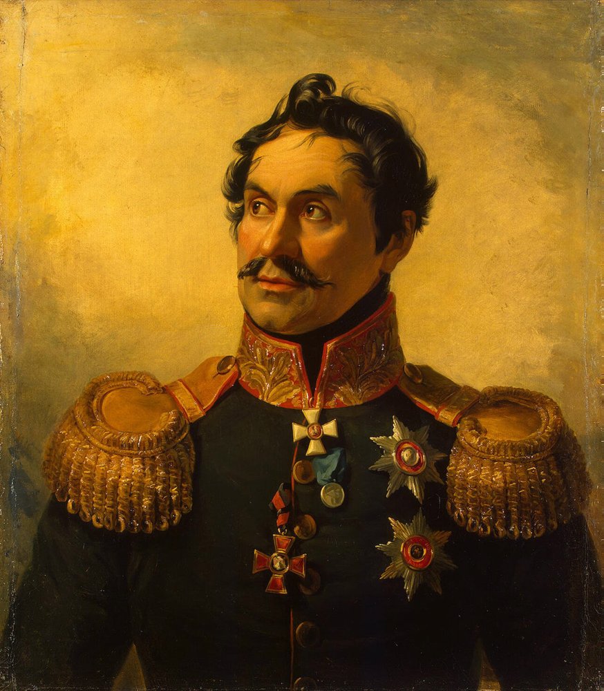 Portrait of Yefim Chaplits by George Dawe: Fine art print