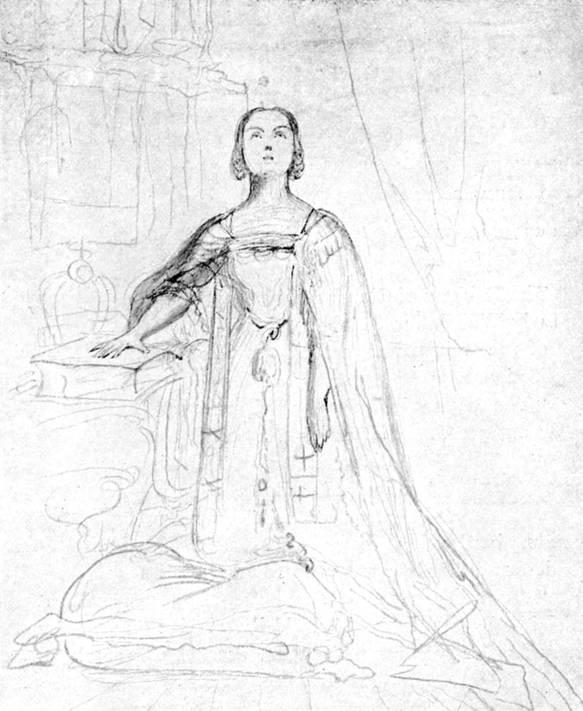 Queen Victoria taking the coronation oath, 1837