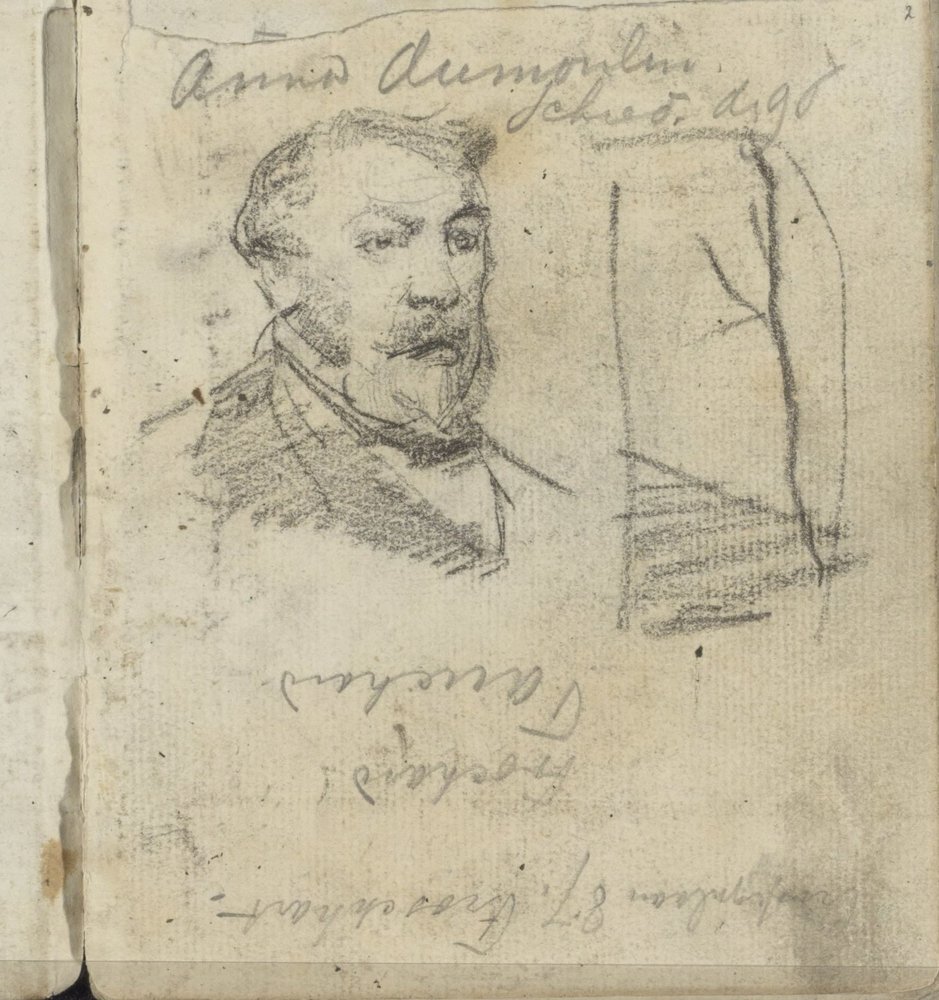 Tree and a Male Bust by George Hendrik Breitner