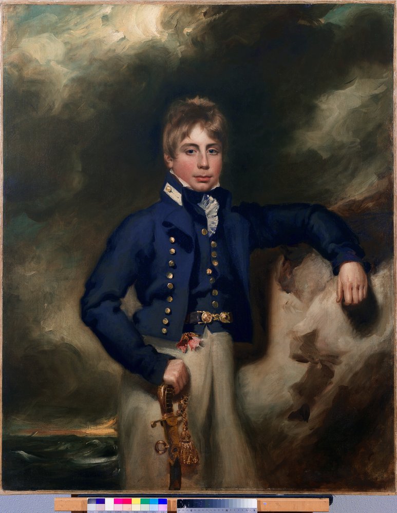 Three-quarter length portrait of John Windham Dalling RN, as a midshipman