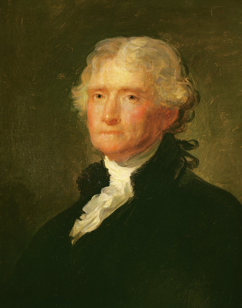 Portrait of Thomas Jefferson by George Peter Alexander Healy