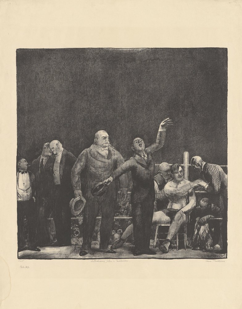 Introducing John L. Sullivan by George Wesley Bellows