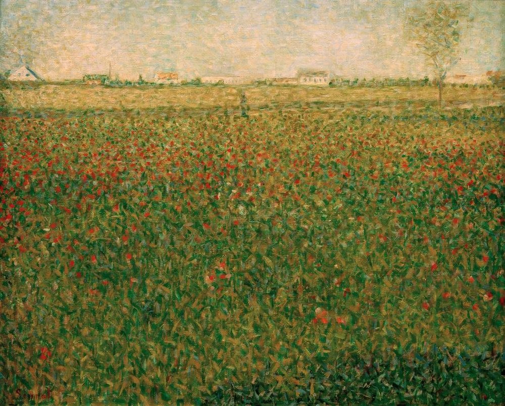 La Luzerne, Saint-Denis by Georges Seurat: Fine art print