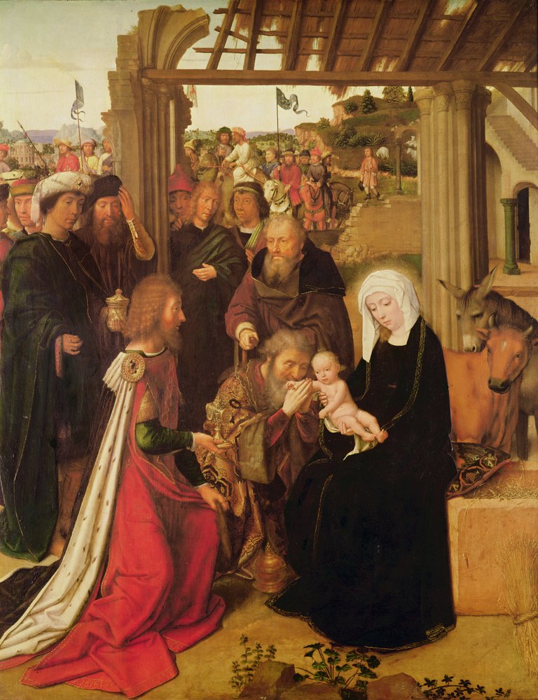 The Adoration of the Magi by Gerard David: Fine art print