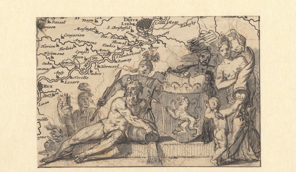 Design for a Vignette with the Coat of Arms of Brabant