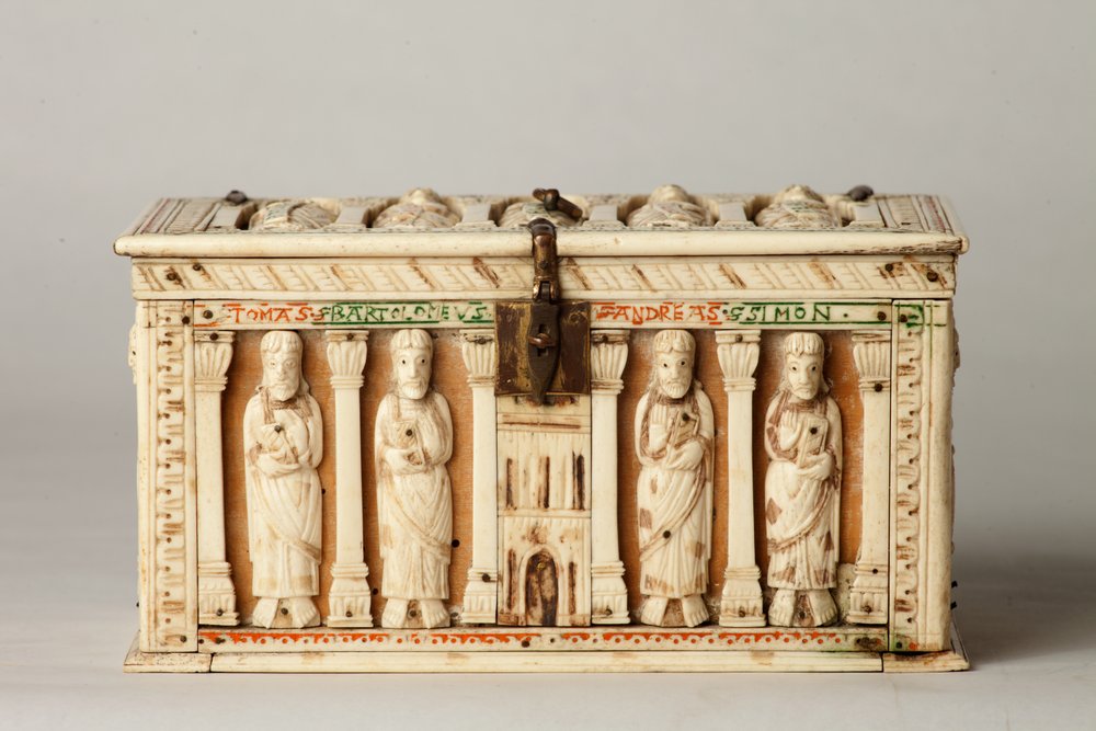 Reliquary casket, Cologne, Germany, c.1150 by German School