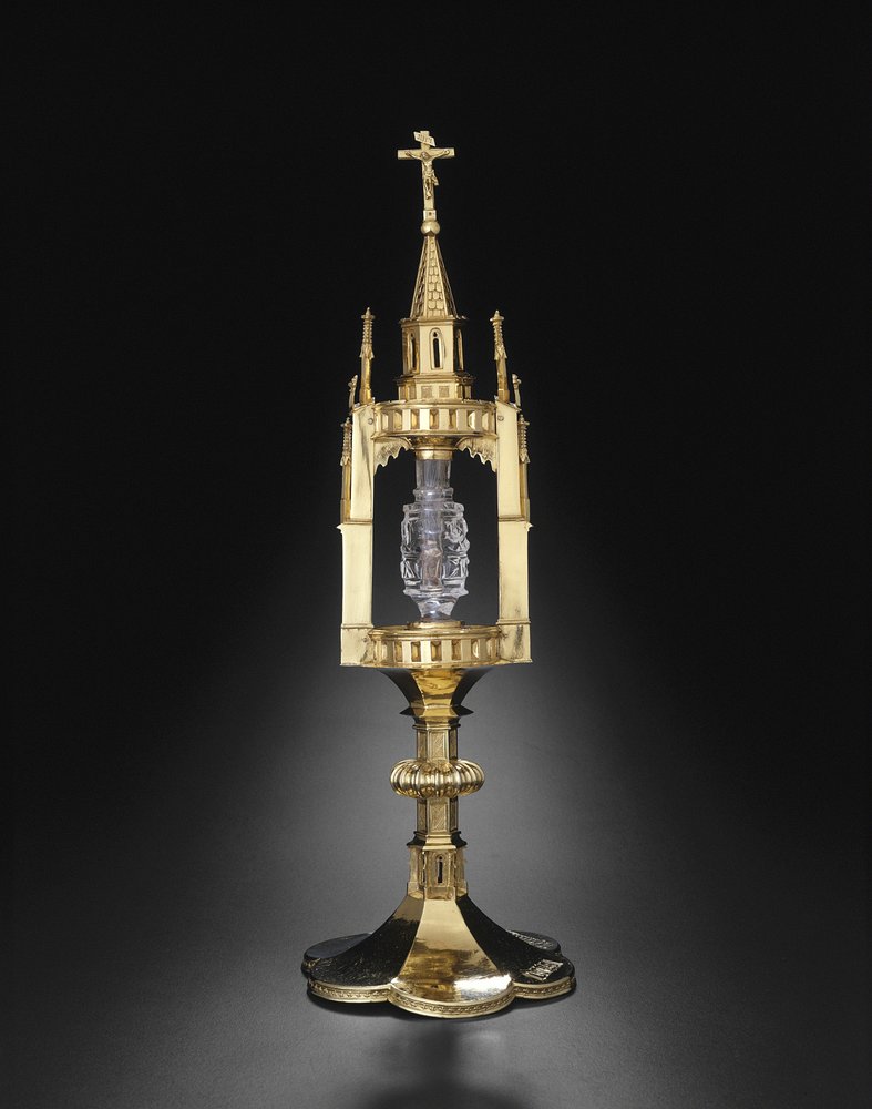 Reliquary with Tooth of Saint John the Baptist, Metalwork: 1375-1400