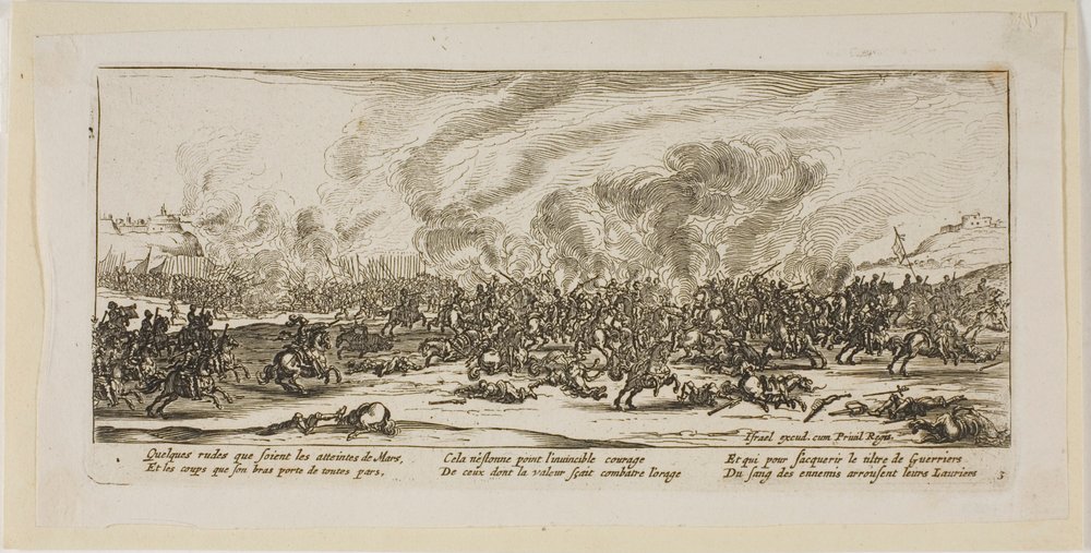 The Battle, plate three from The Large Miseries of War