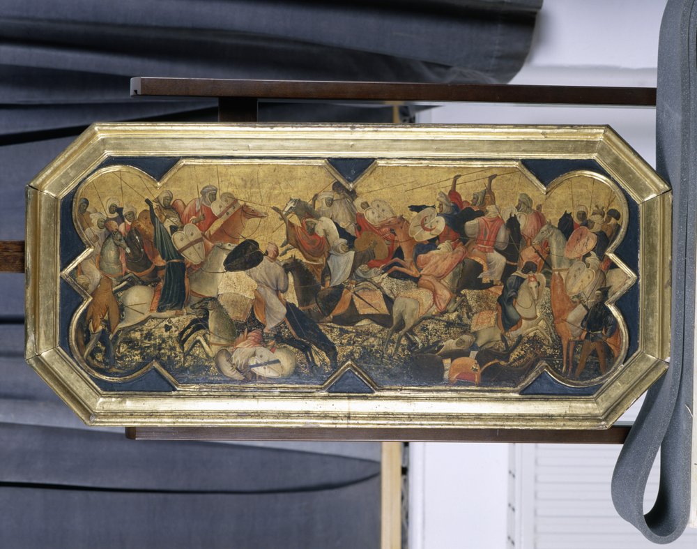 Battle Scene with Eastern Knights by Gherardo Starnina