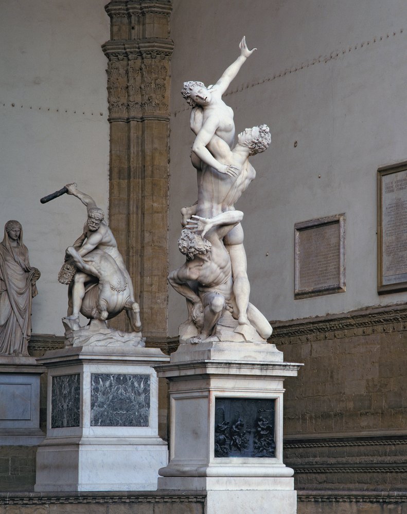 The Rape of the Sabine Woman by Giambologna