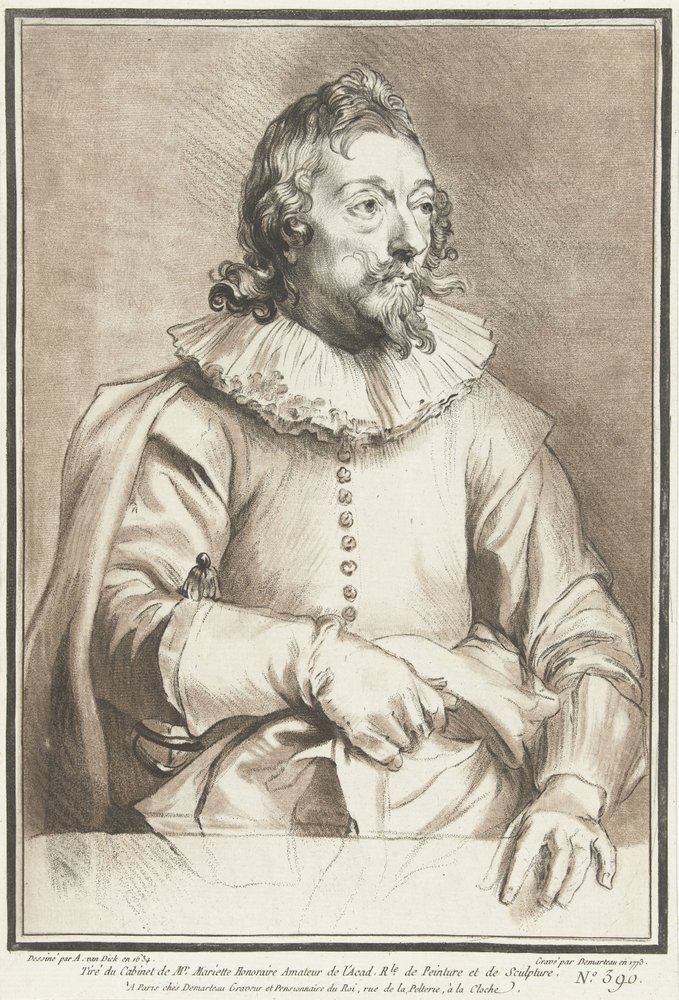 Portrait of a Man by Gilles Demarteau: Buy fine art print