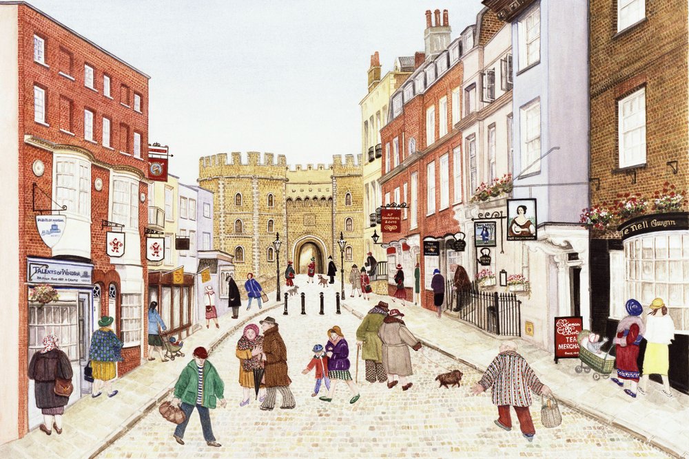 Windsor Castle by Gillian Lawson: Buy fine art print