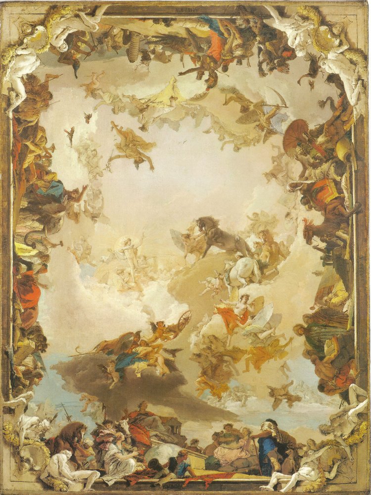 Apollo and the Four Continents by Giovanni-Battista Tiepolo