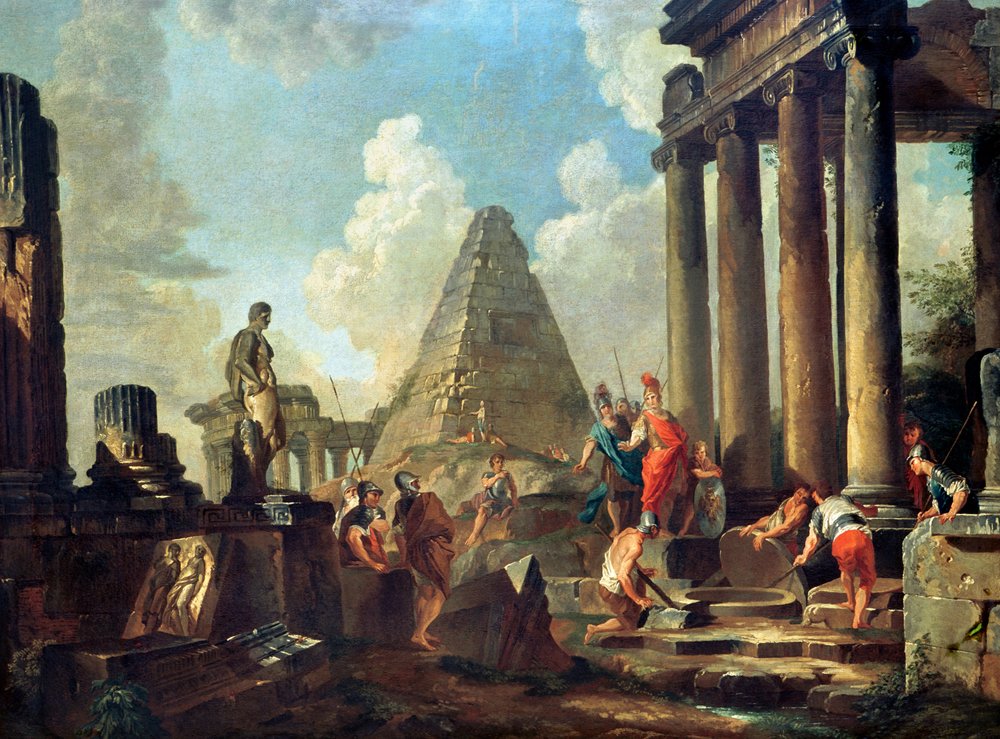 Alexander the Great before the Tomb of Achilles
