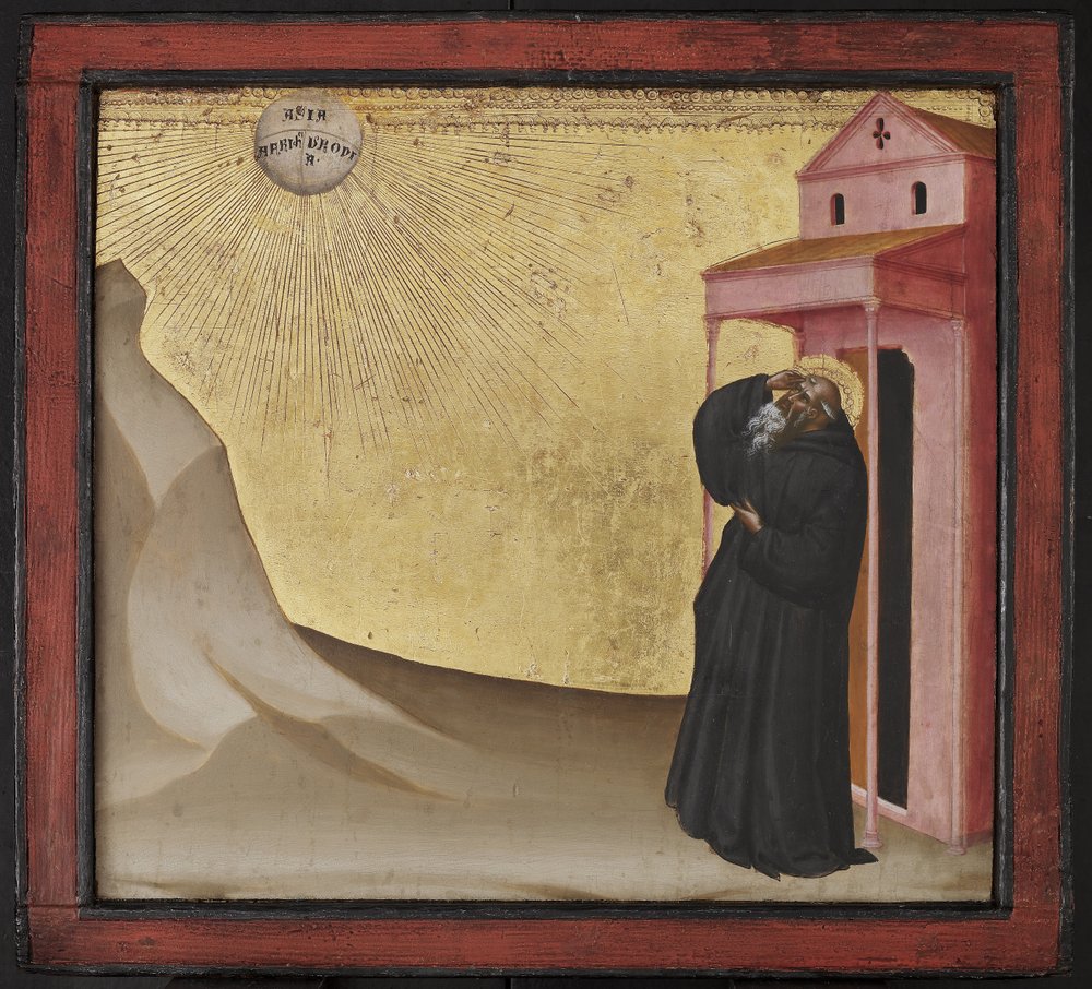 Vision of St. Benedict, late 14th century