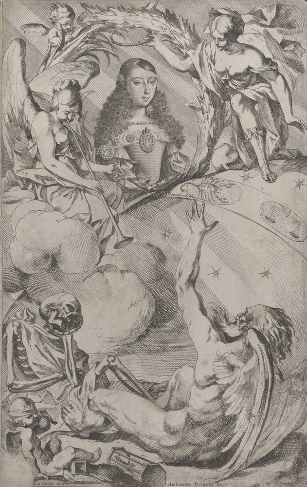 Portrait of Maria Luisa d'Orleans 1662-1689, wife of Charles II of ...