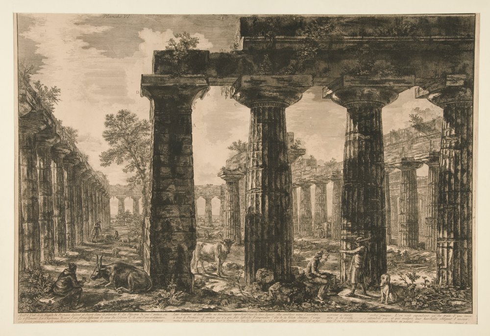Another View of the Pronaos Facade, from Different Views