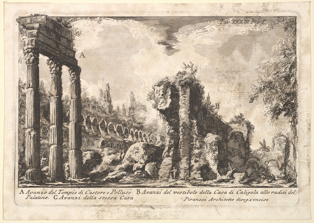 Remains of the Temple of Castor and Pollux