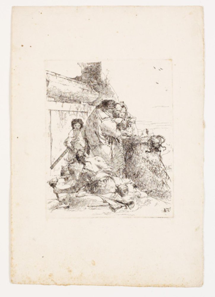The Snake Sacrifice by Giovanni-Battista Tiepolo