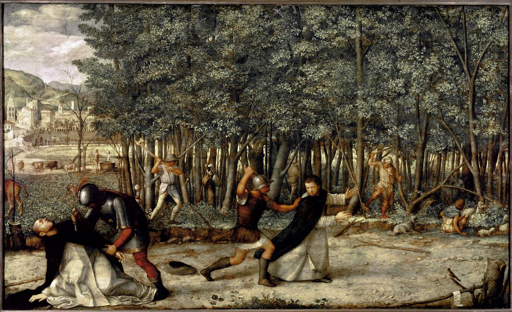 Death of Saint Peter Martyr by Giovanni Bellini