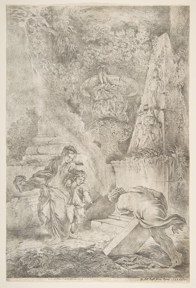 Theseus finding his father's arms
