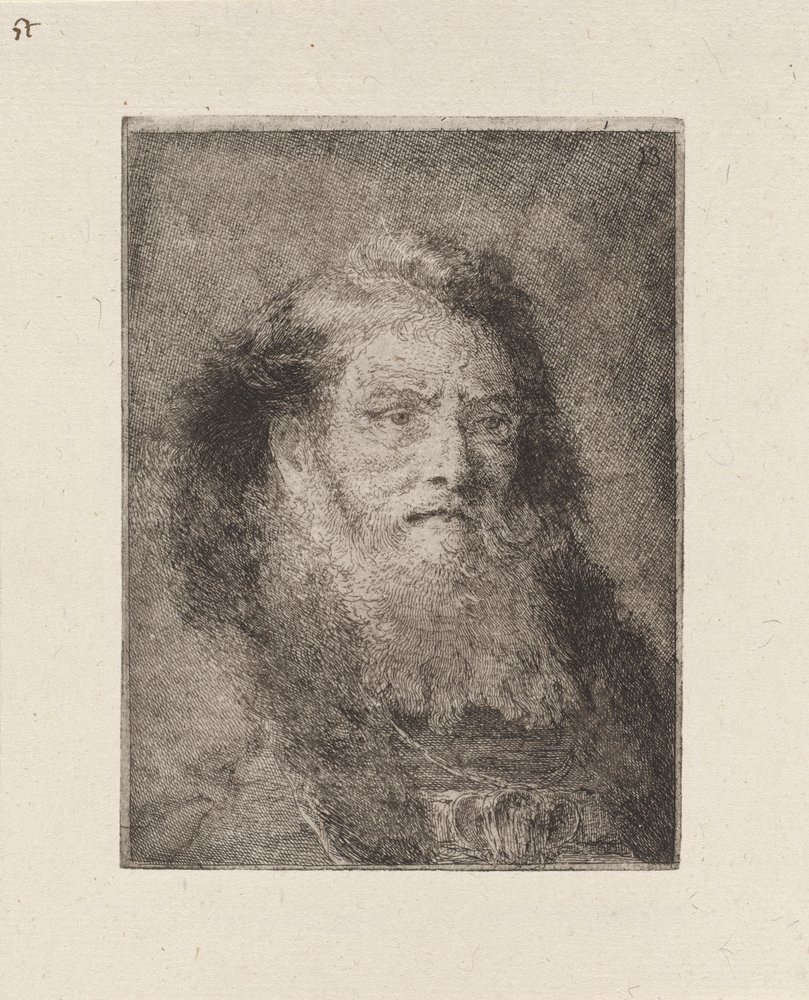 Old Man with Bare Head, from the Collection of Heads