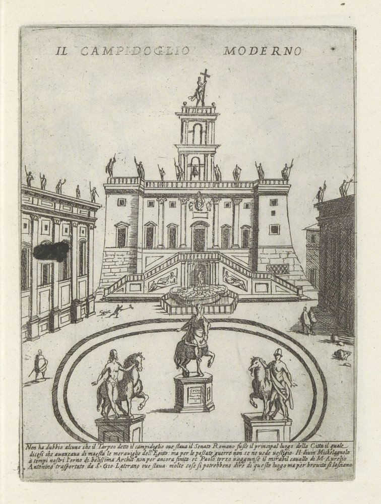 Capitol in Rome by Giovanni Maggi: Buy fine art print