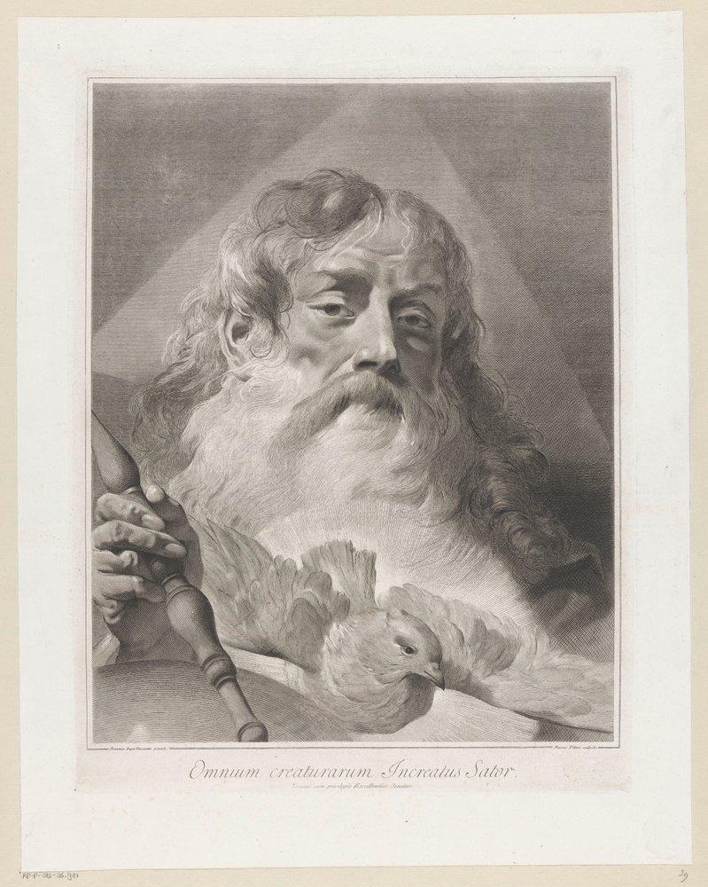 God the Father with Dove by Giovanni Marco Pitteri