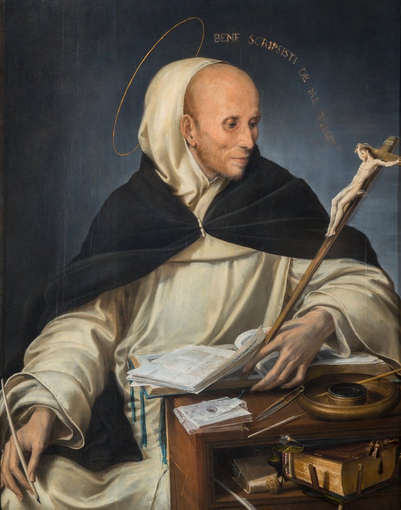 Portrait of a Friar dressed as St. Thomas Aquinas