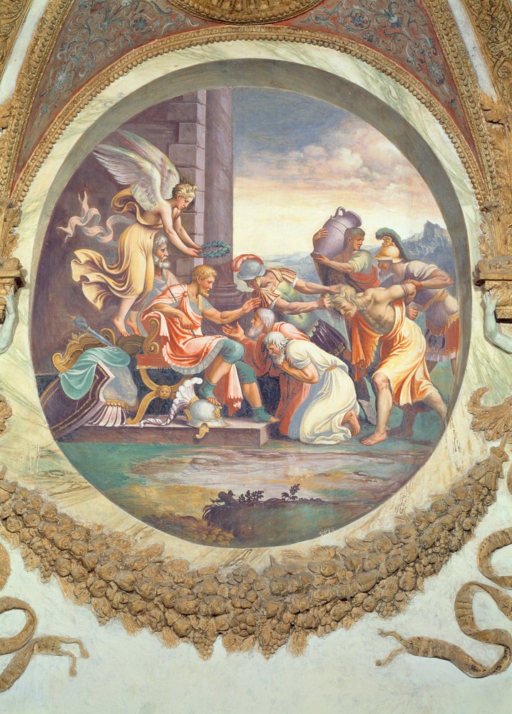 Scene Showing that Those Born under the Sign of Aquarius in Conjunction ...