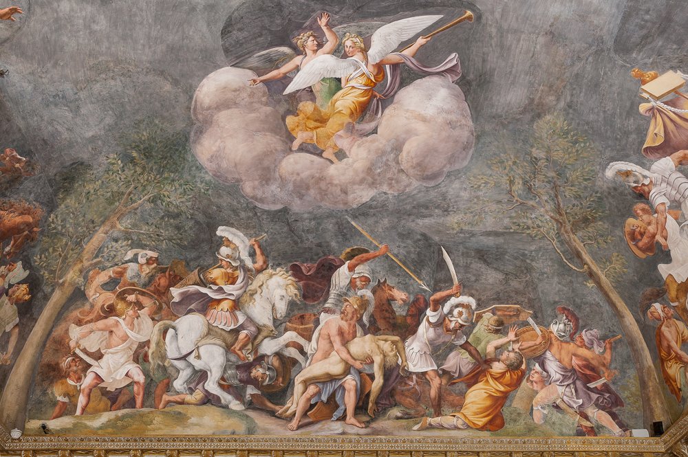 Ajax Protecting Patroclus's Corpse During the Battle of Troy, The ...