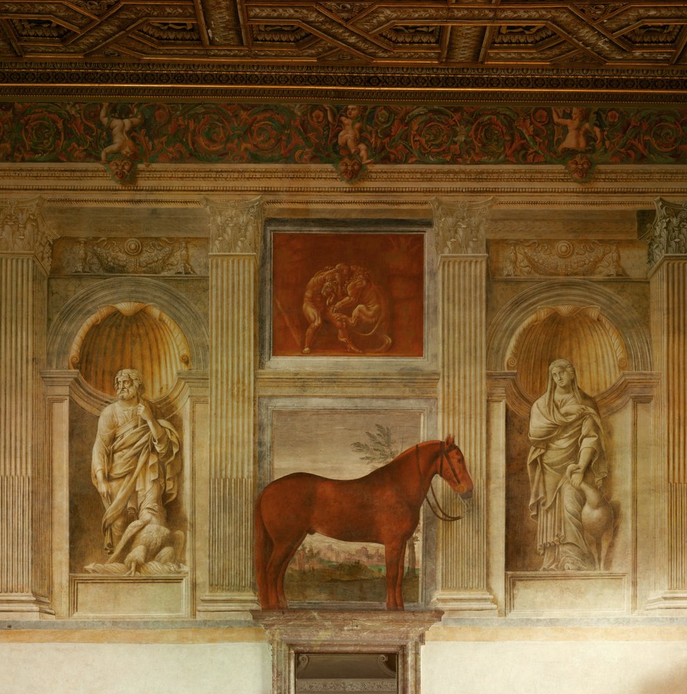 The Horses' Hall with Murals of Federico II Gonzaga's Favourite Horses