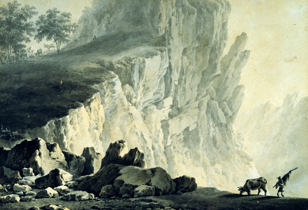 Mountain Landscape by Giuseppe Pietro Bagetti