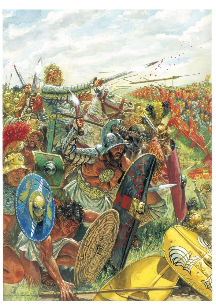 The Revolt Of Spartacus by Giuseppe Rava: Fine art print