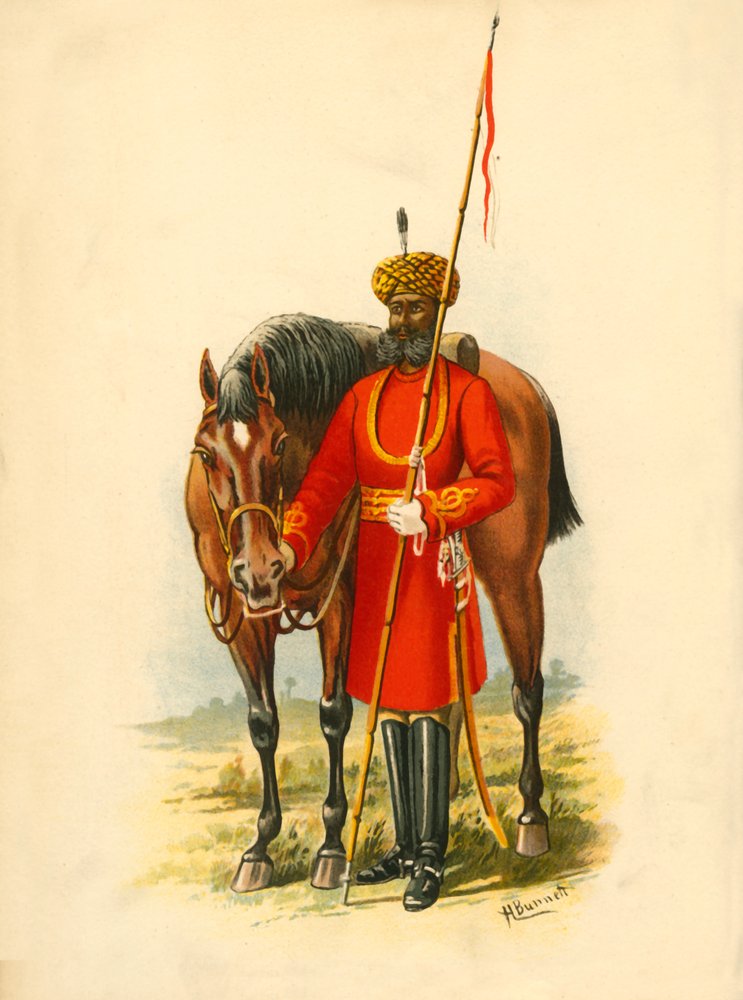 The Governor-General's Body-Guard, Calcutta, 1890