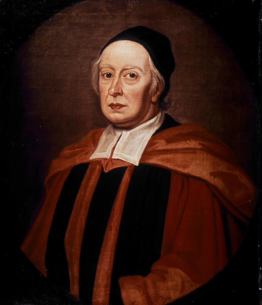 Portrait of John Wallis by Godfrey Kneller: Fine art print