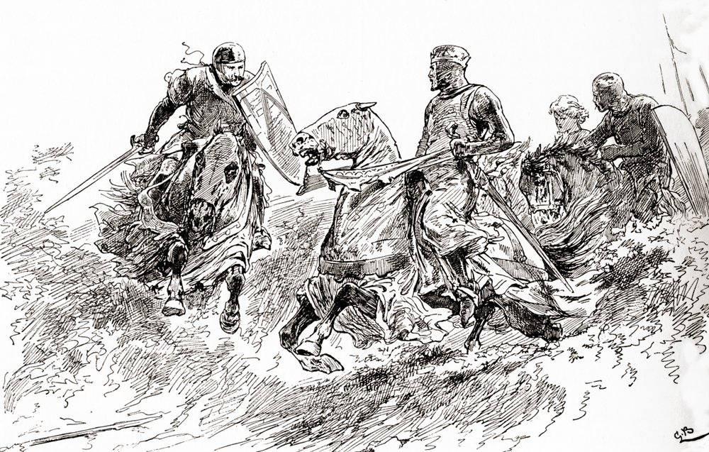 A scene from William Shakespeare's play King John, Act III, Scene 2 ...