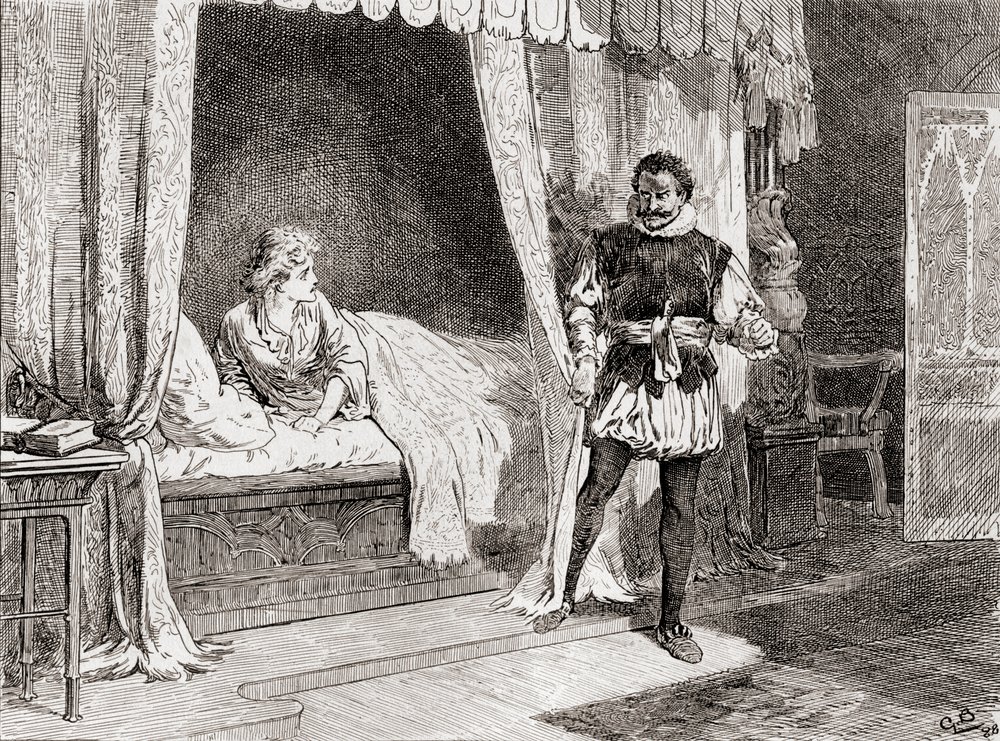 A scene from William Shakespeare's play Othello Act V, Scene 2 ...