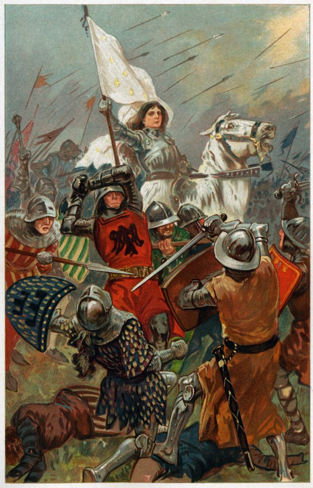 'The Maid Inspired Her Countrymen with Her Own Faith and Courage ...