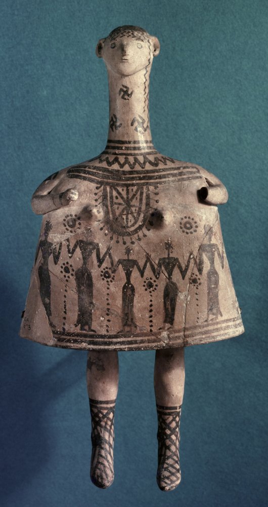 Bell idol, from Thebes, Boeotia by Greek: Fine art print