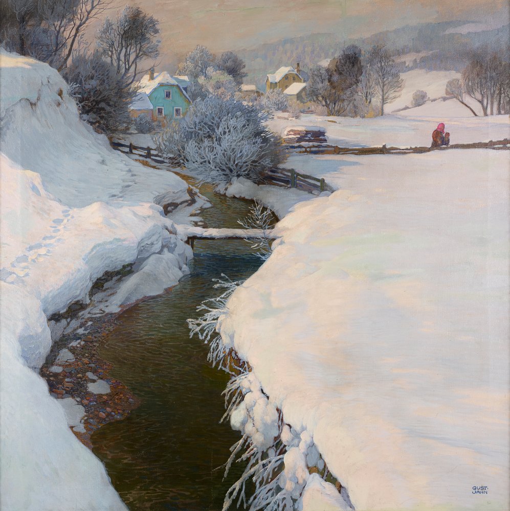 Winter by Gustav Jahn: Highest-quality art reproduction