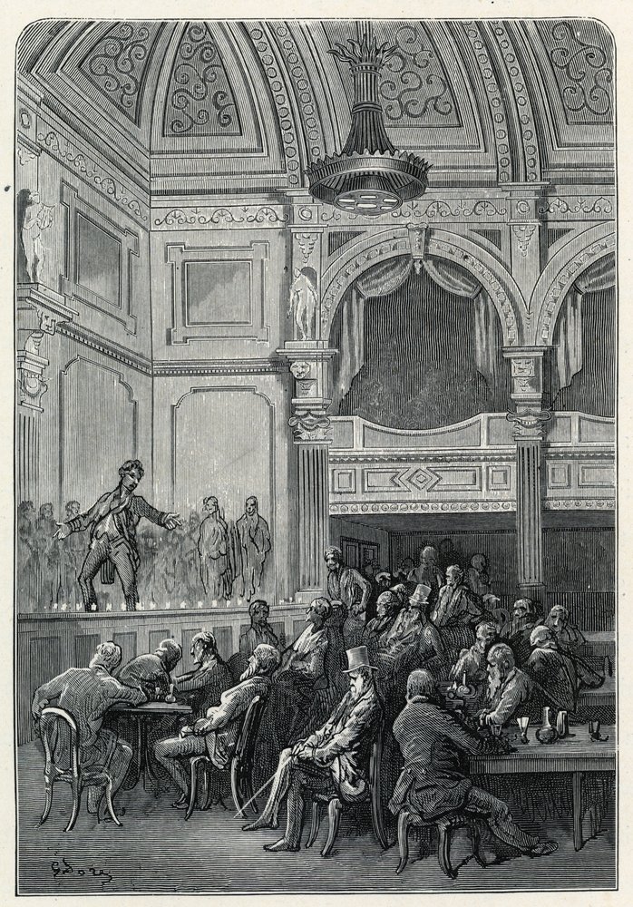Evans's Song and Supper Rooms by Gustave Dore
