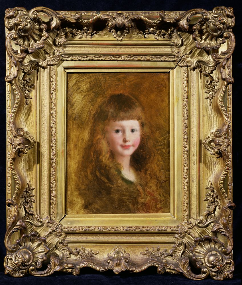 Portrait of a Girl by Gustave Jacquet: Buy fine art print