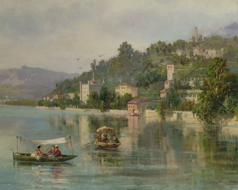 Lake Como by Gustave Mascart: Buy fine art print