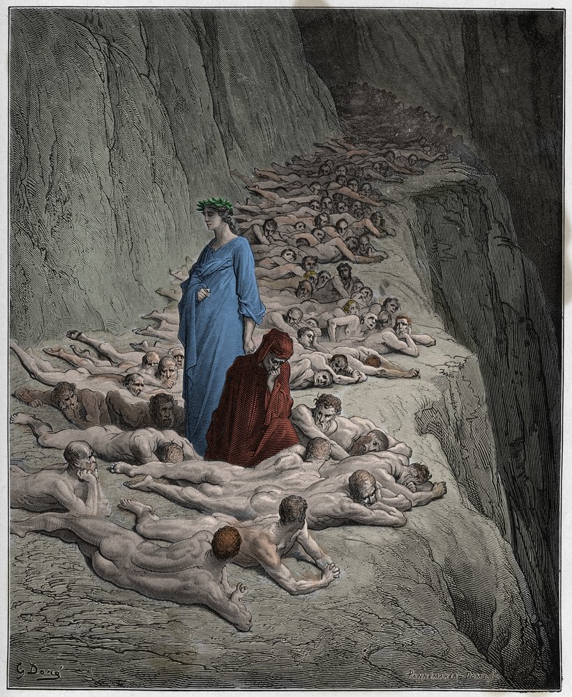 Purgatorio, Canto 19: The souls of the avaricious: Adrian V speaks to ...