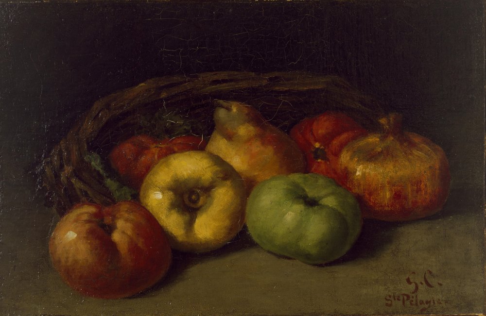 Still Life with Apples, Pear, and Pomegranates