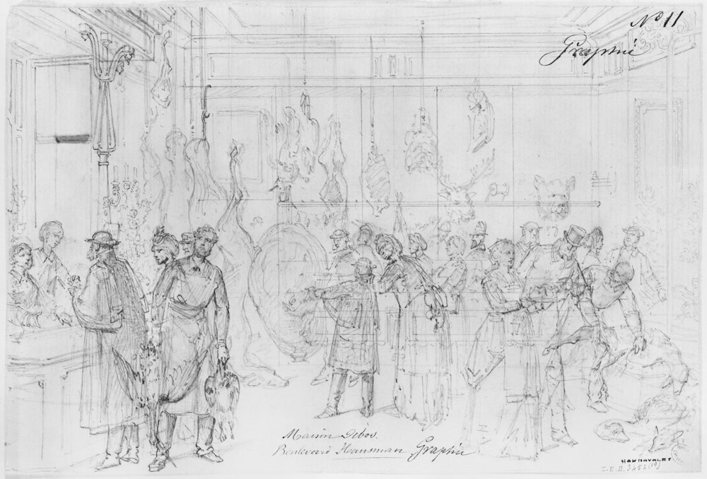 Album of the Siege of Paris, Maison Debos, Boulevard Haussmann